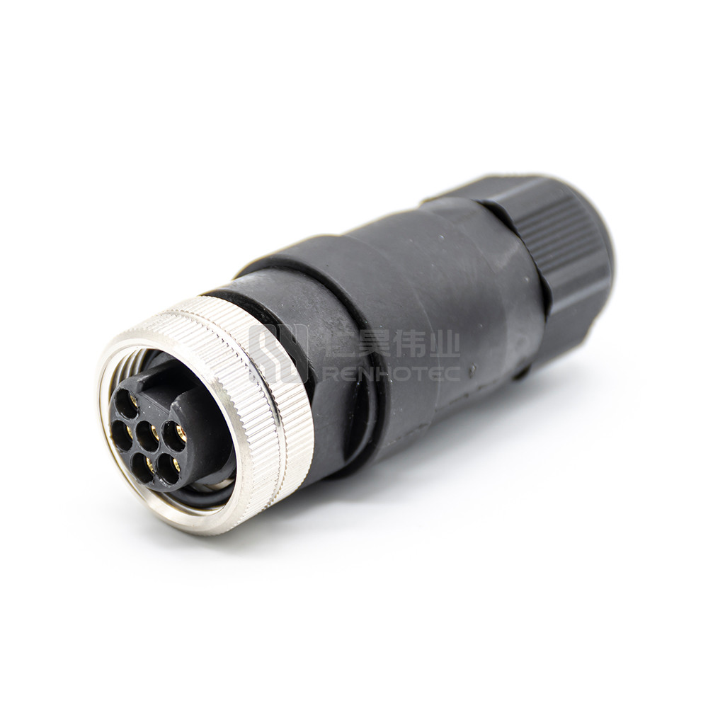 Mini Change 7/8" Female Cable Connector Unshielded Screw Termination ...