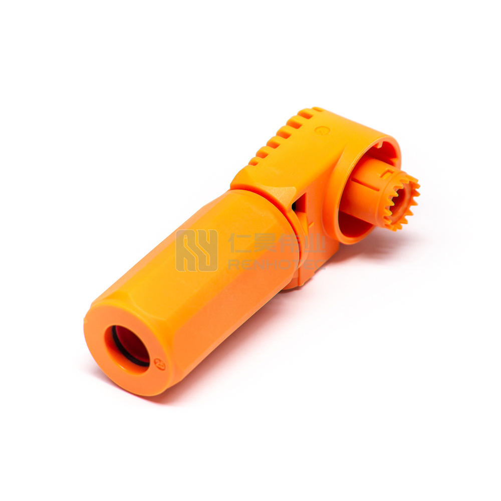 Waterproof Battery Storage Connector Right Angle 125A Orange 25mm² ...
