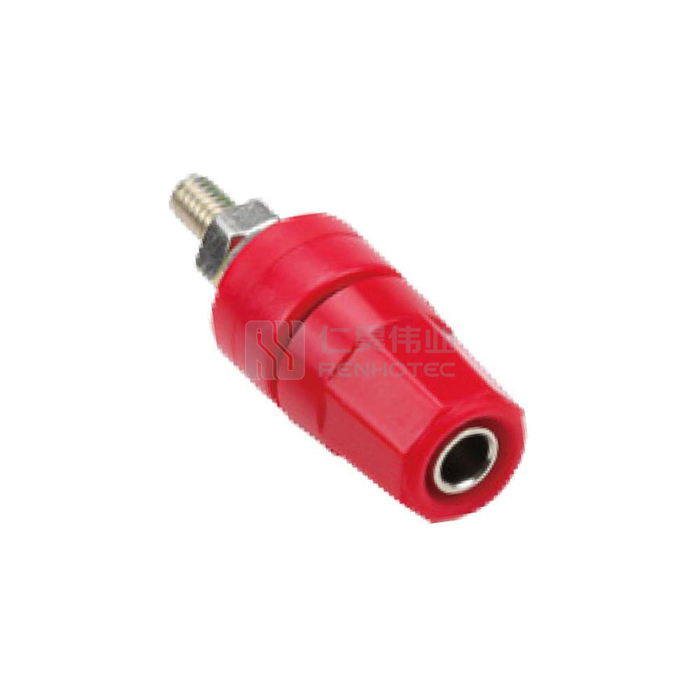 Binding Post Terminal Connectors 25A Outer Screw(M6) Red - Renhotec