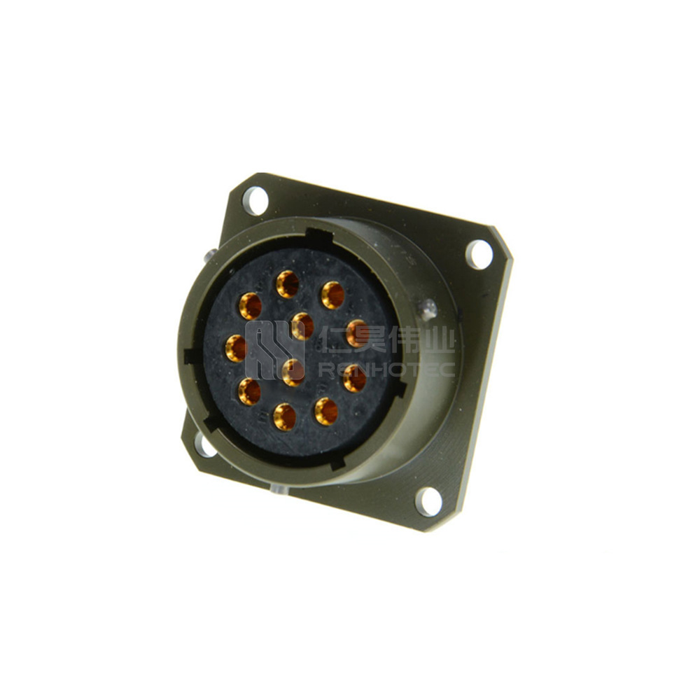 MIL-DTL-26482 Connector MS3112E18-11S Female Box Mount Receptacle 11 ...