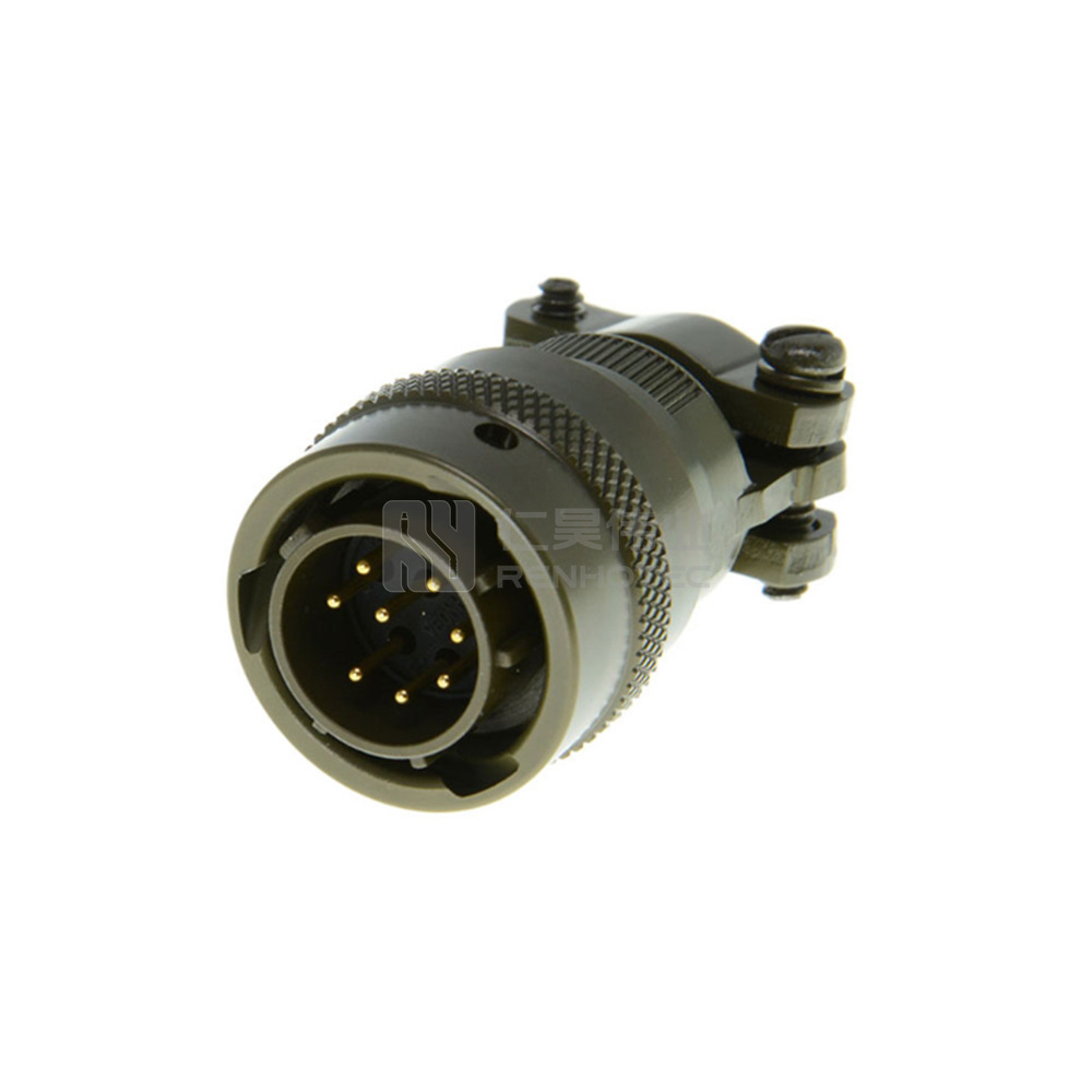 MIL-DTL-26482 Connector MS3116F12-8P Male Straight Plug 8 Pin - Renhotec