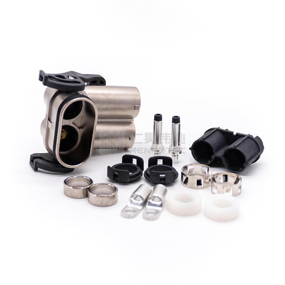 2 POS High Power Electric Vehicle Cable Plug 125A 25mm2 Shielded Cable ...