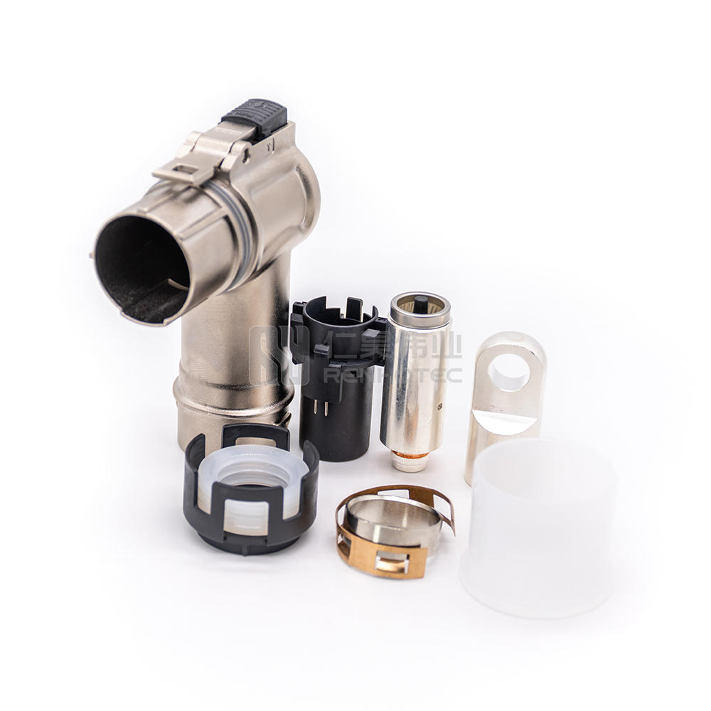 1 POS High Voltage Interlock Connector Metal Plug 200A 50mm2 Shielded ...