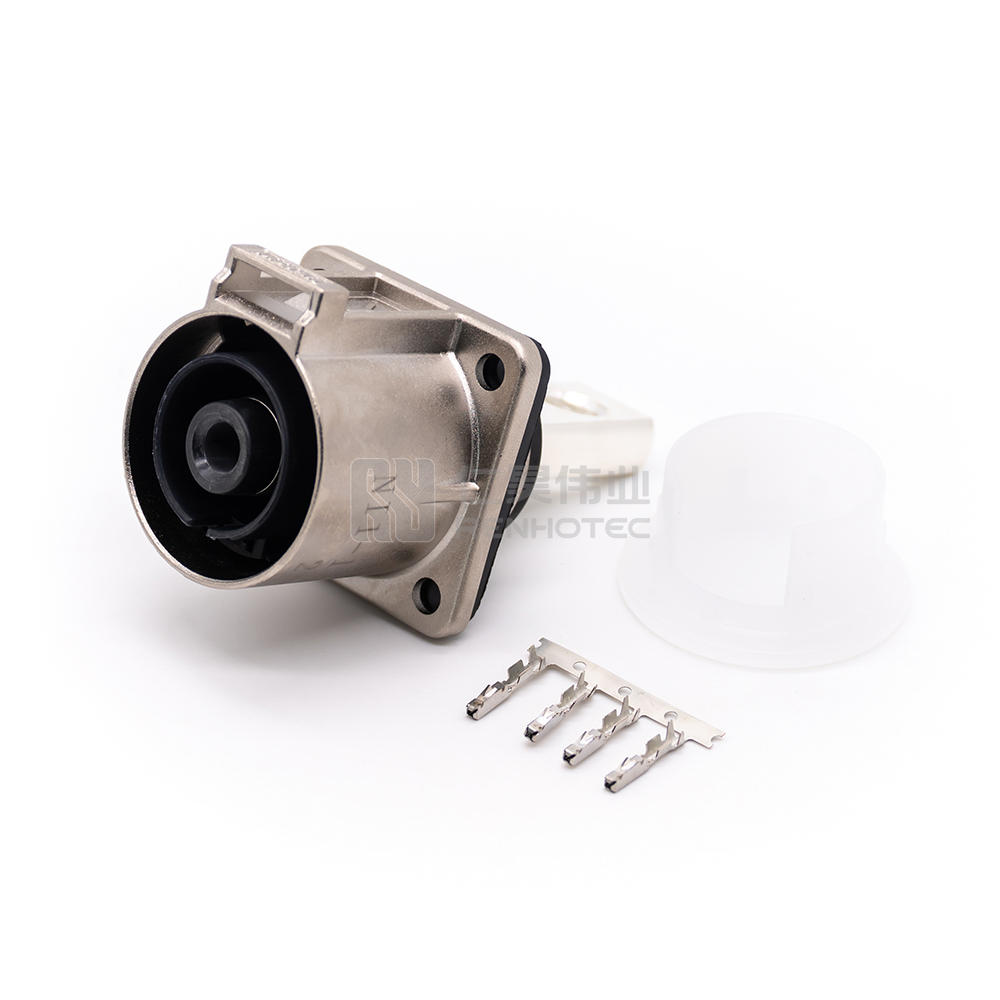 1 POS High Voltage Interlock Connector Metal Receptacle 350A Busbar φ10 ...