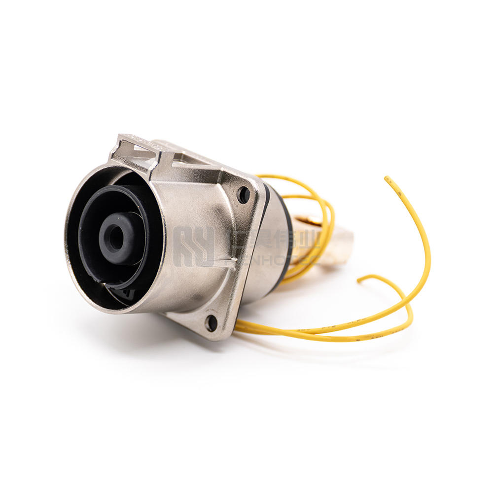 1 POS High Voltage Interlock Connector Receptacle 500A M10 Busbar Lug A ...