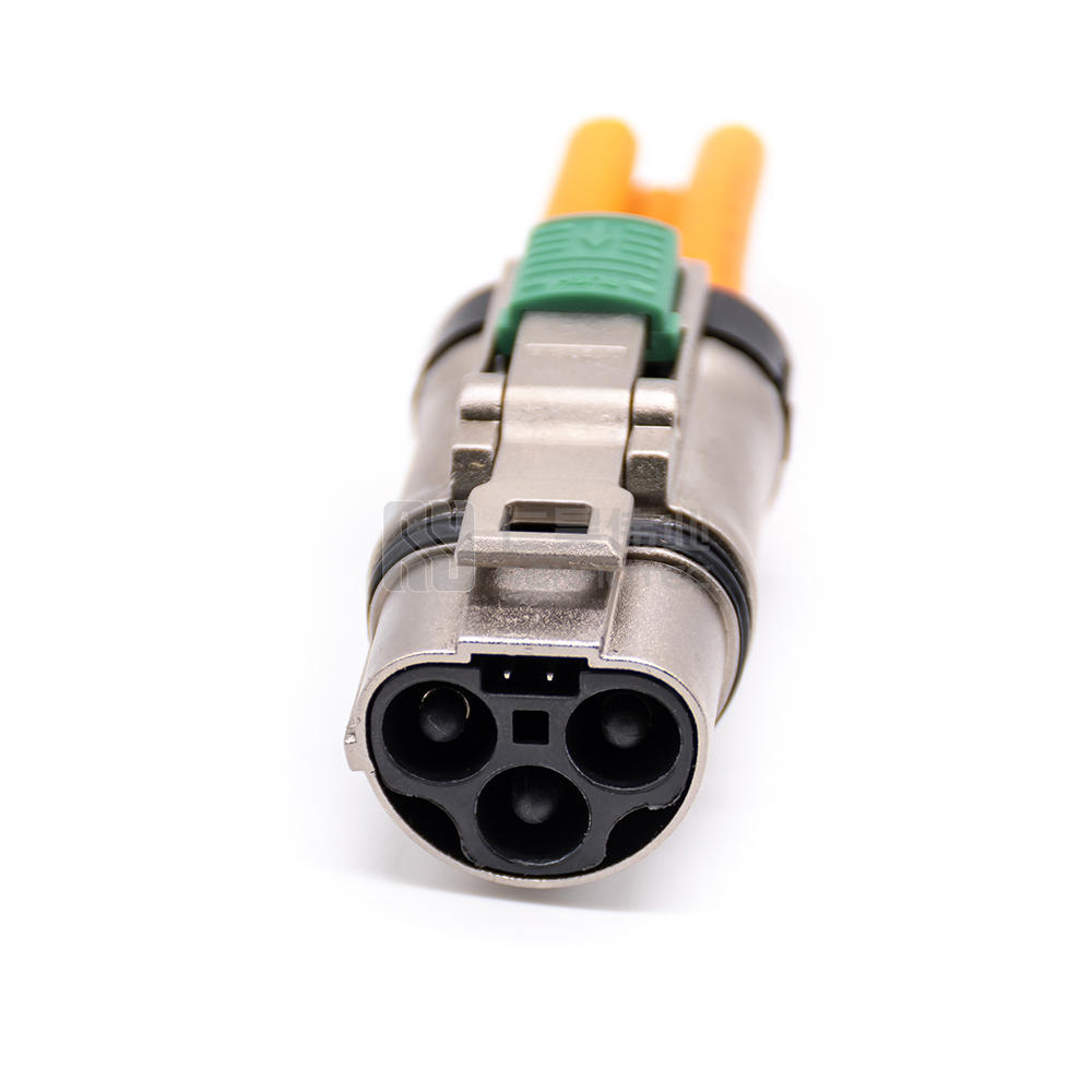 3 POS High Power Electric vehicle Cable Plug 16A 2.5mm2 Shielded Cable ...