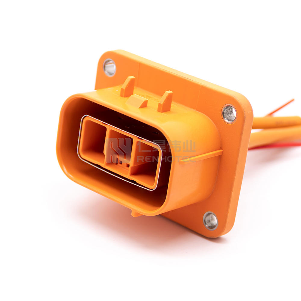3 POS High Voltage Interlock Connector Plastic Receptacle 23A 4mm2 ...