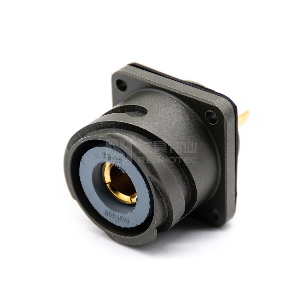 Bayonet Lock CA3102A20-2S 1Pin Female Box Mounting Receptacle Solder ...