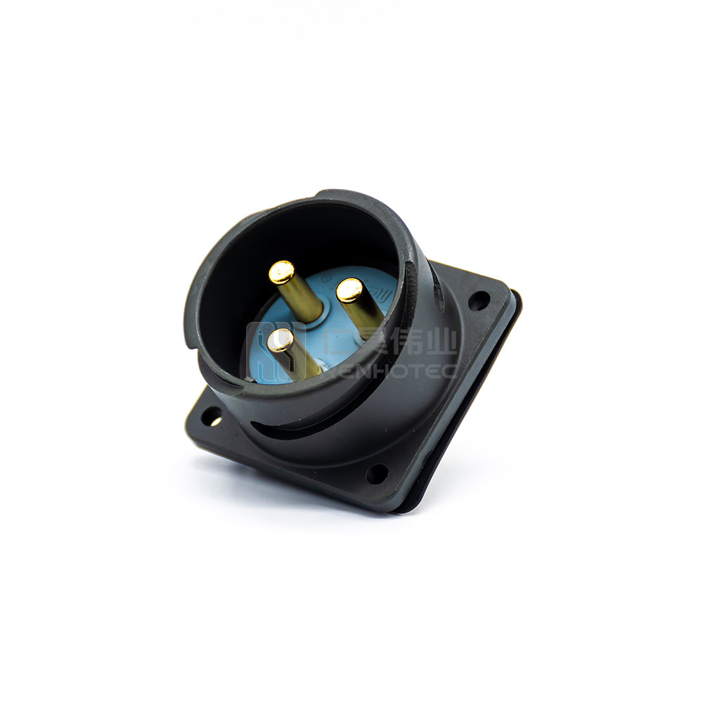 Bayonet Lock CA3102A28-6P 3Pin Male Box Mounting Receptacle Solder Cup ...