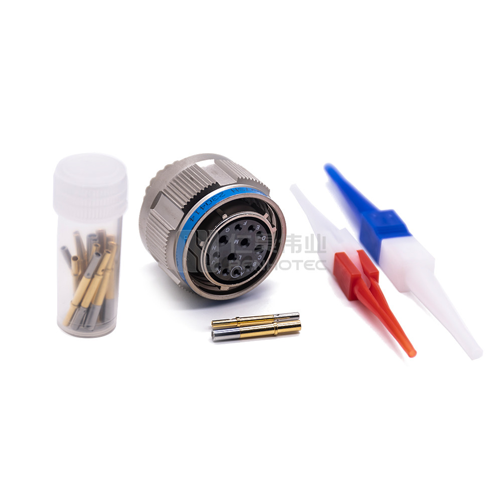 MIL-DTL-38999 Connector D38999/26FD97SN Female EMI Shielding Plug 12 ...