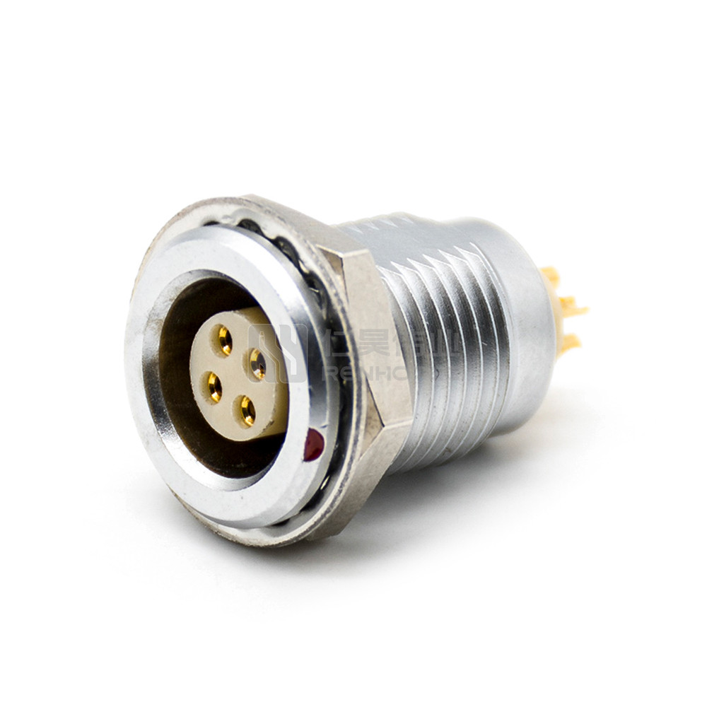 B Series Push Pull Self-locking Connector Socket Female Straight EGG 1B ...