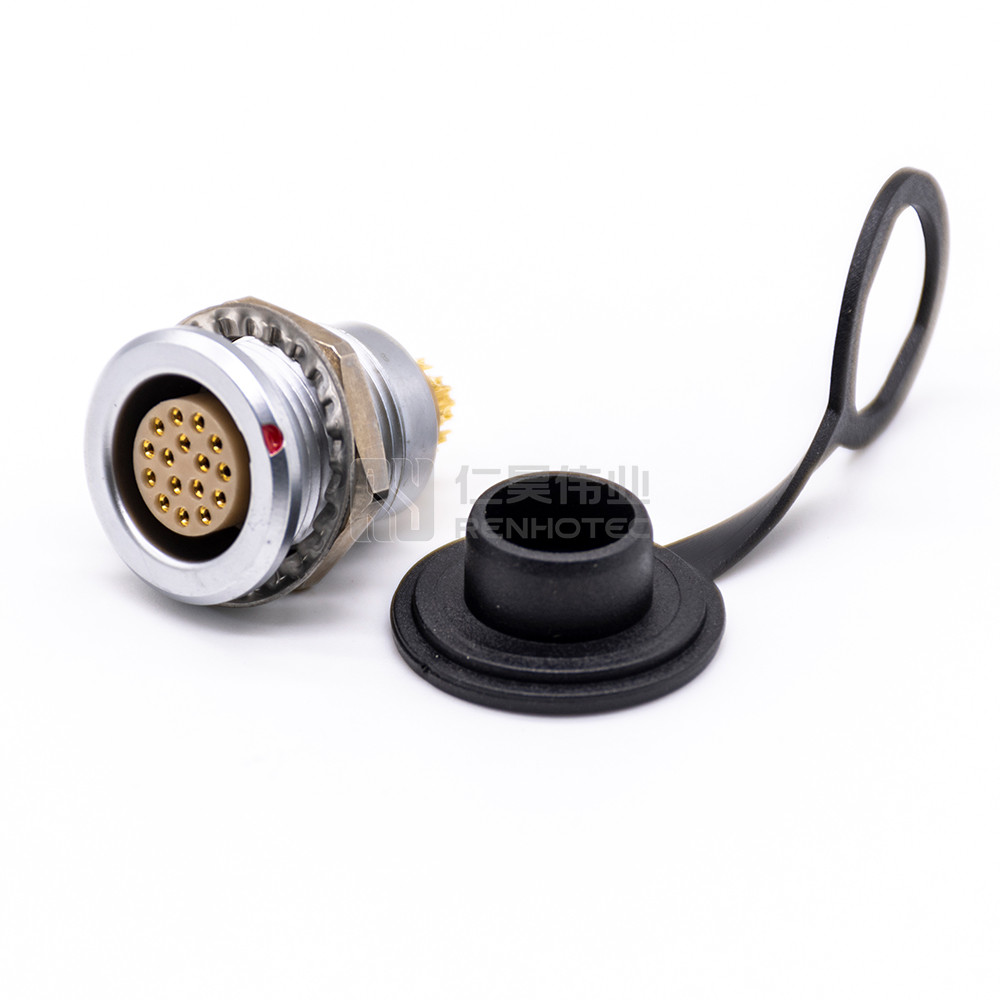 B Series Push Pull Self-locking Connector Socket Female Straight EGG 1B ...