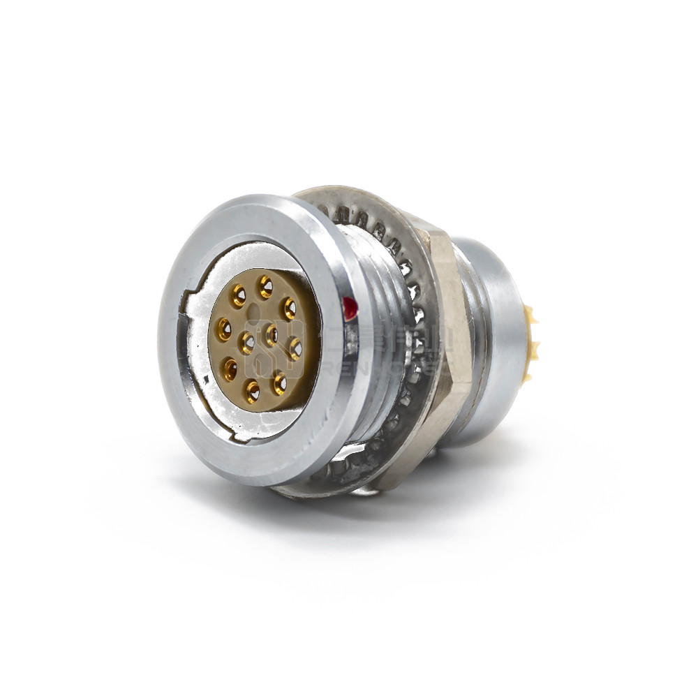 B Series Push Pull Self-locking Connector Socket Female Straight EGG 2B ...