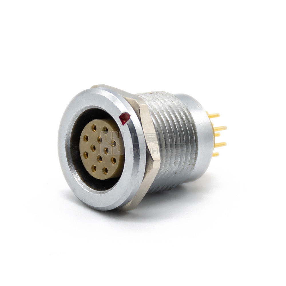 B Series Push Pull Self-locking Connector Socket Female Straight EGG 2B ...