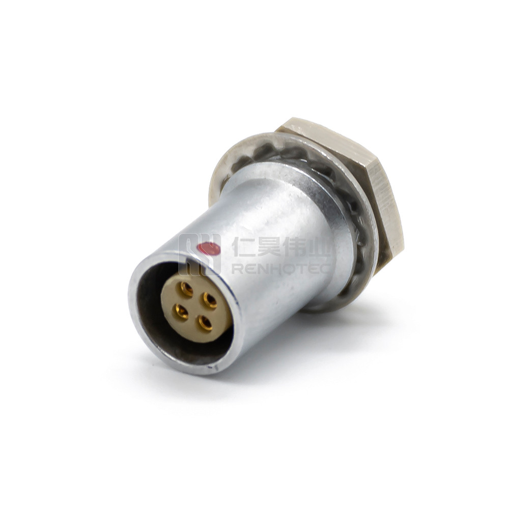 B Series Push Pull Self-locking Connector Socket Female Straight EHG 2B ...