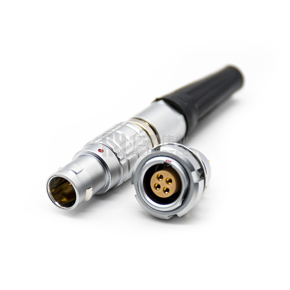 B Series Push Pull Self-locking Connector Plug Male Straight FGG 0B 304 ...