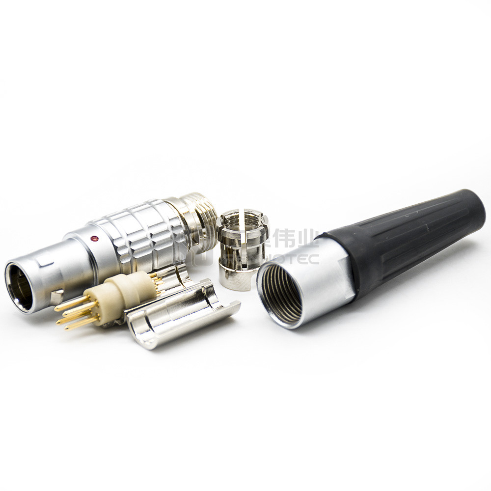 B Series Push Pull Self-locking Connector Plug Male Straight FGG 1B 304 ...