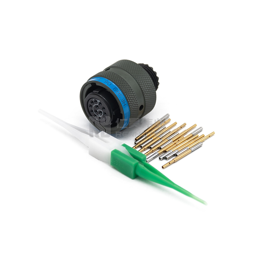 MIL-DTL-38999 Connector HE30806T1135SN7 Female Plug with RFI Shielding ...