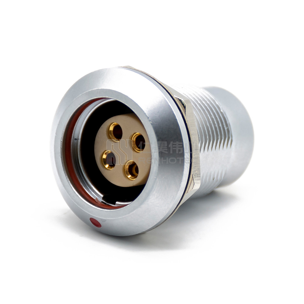 B Series Push Pull Self-locking Connector Socket Female Straight HGG 3B ...