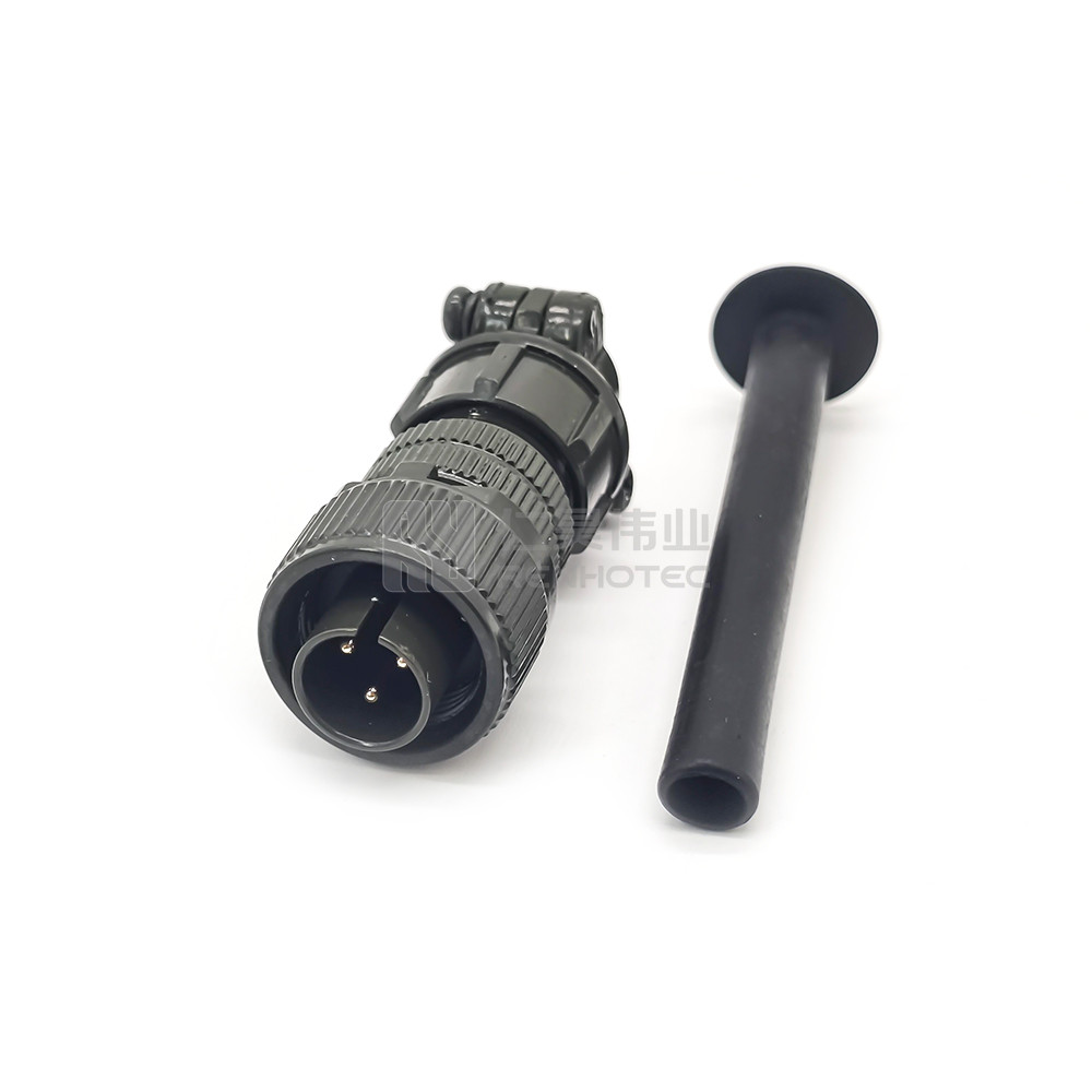 Threaded MS3106A10SL-3P 35Pin Male Straight Plug Solder Cup - Renhotec