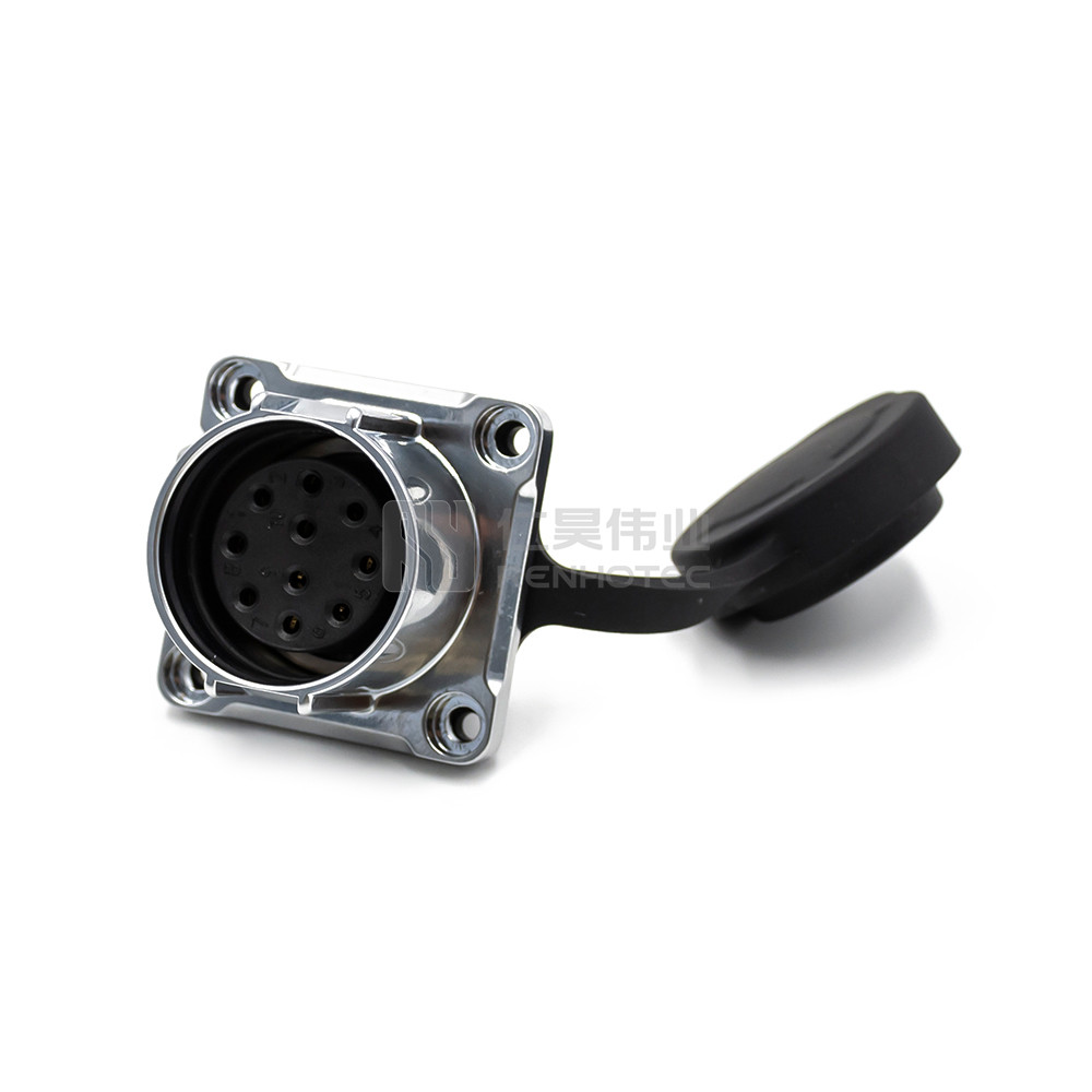 24 Series 10-core Panel Waterproof Connector Receptacle Formal ...