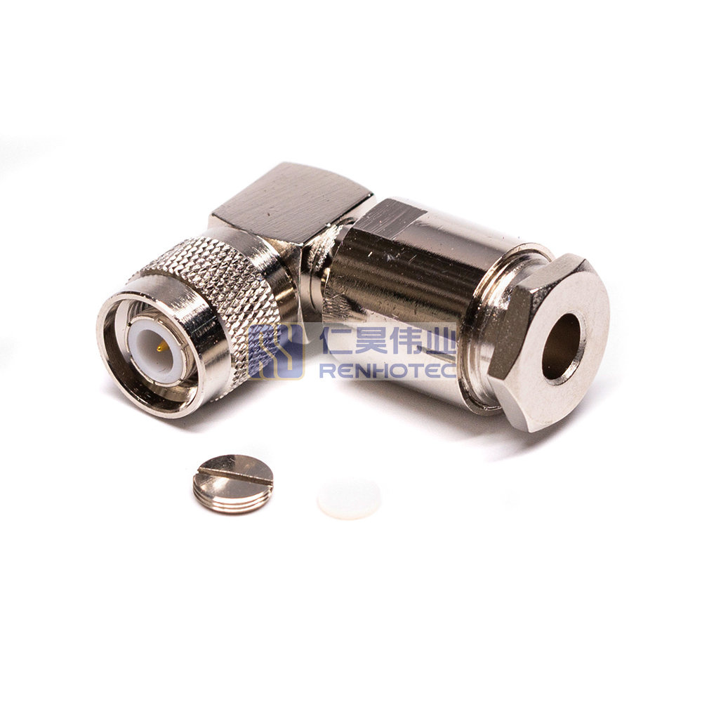 Right Angle TNC Male Clamp Cable Type 50ohm RG8 - Renhotec