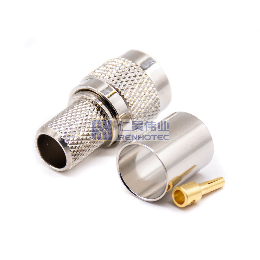 Straight TNC Male Female Pin Crimp Cable Type 50ohm - Renhotec