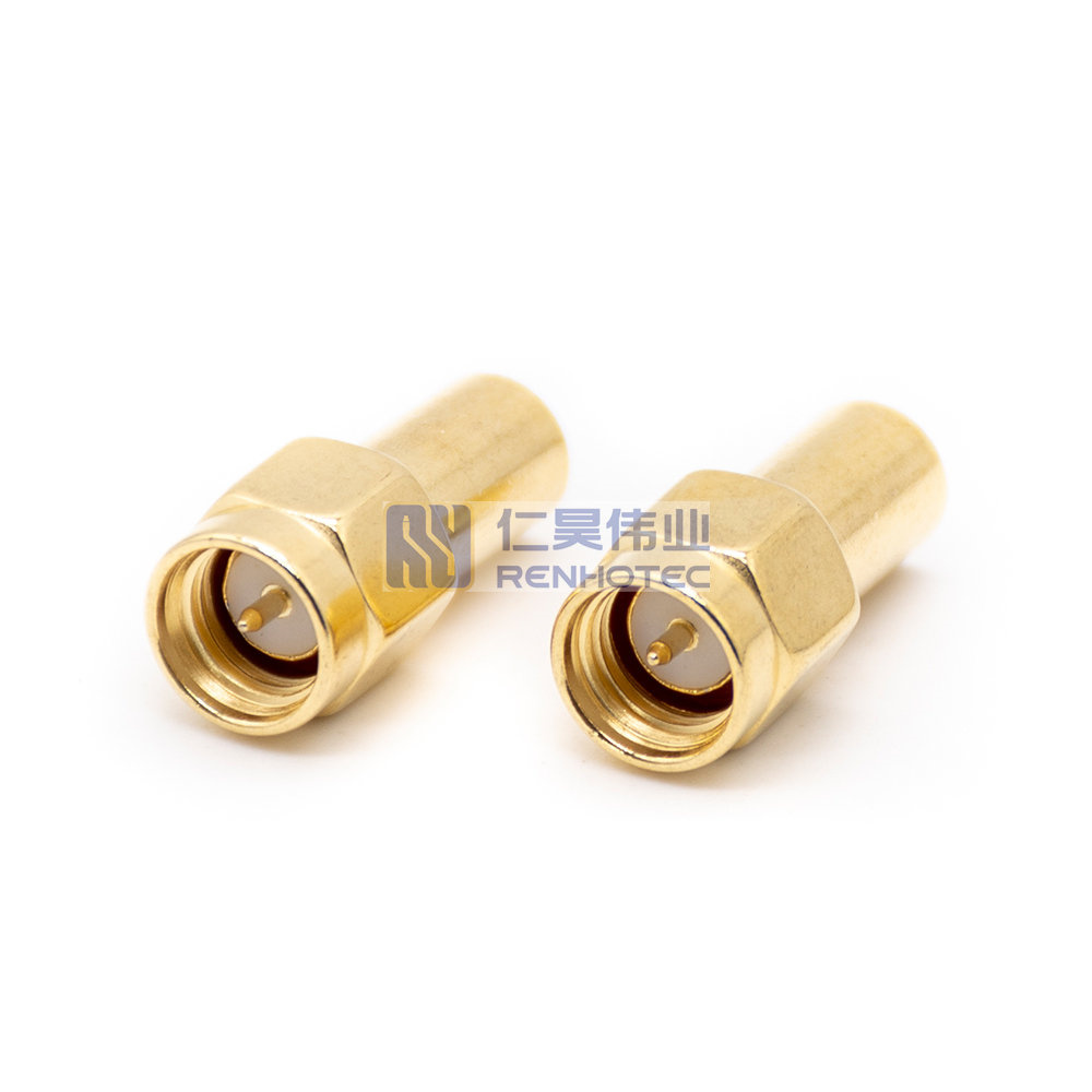 Coaxial Connector SMA Straight Jack Female Pin Panel Mount Bulkhead 50 ...