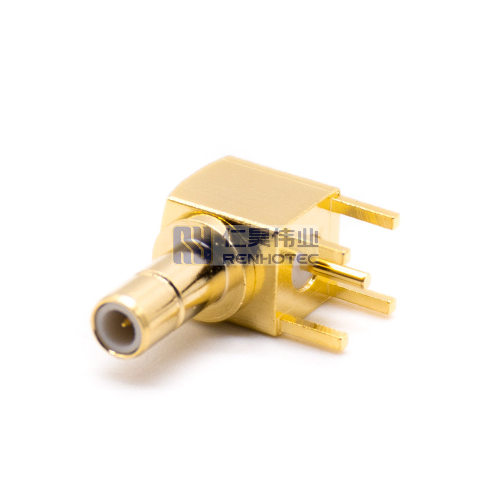 Coaxial ConnectorSMB Right Angle Male Female Pin Crimp Cable Type 50 ...