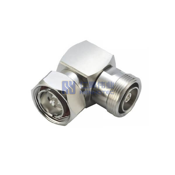 Right Angle DIN 7/16 Female to 7/16 Male Adapter - Renhotec