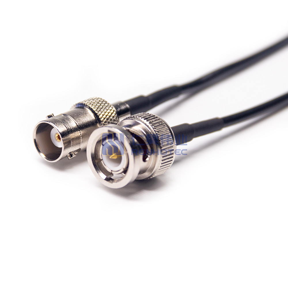BNC Male to BNC Female RF Cable Assembly with 50 Ohm RG174 Coaxial ...