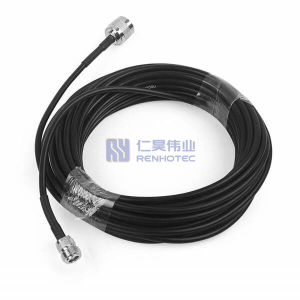 N Male to N Female RF Cable Assembly with 50Ohm RG58 Coax - Renhotec