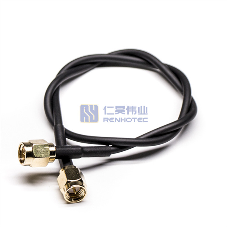 SMA Male to SMA Male Cable Assembly with 50Ohm RG174 Cable - Renhotec