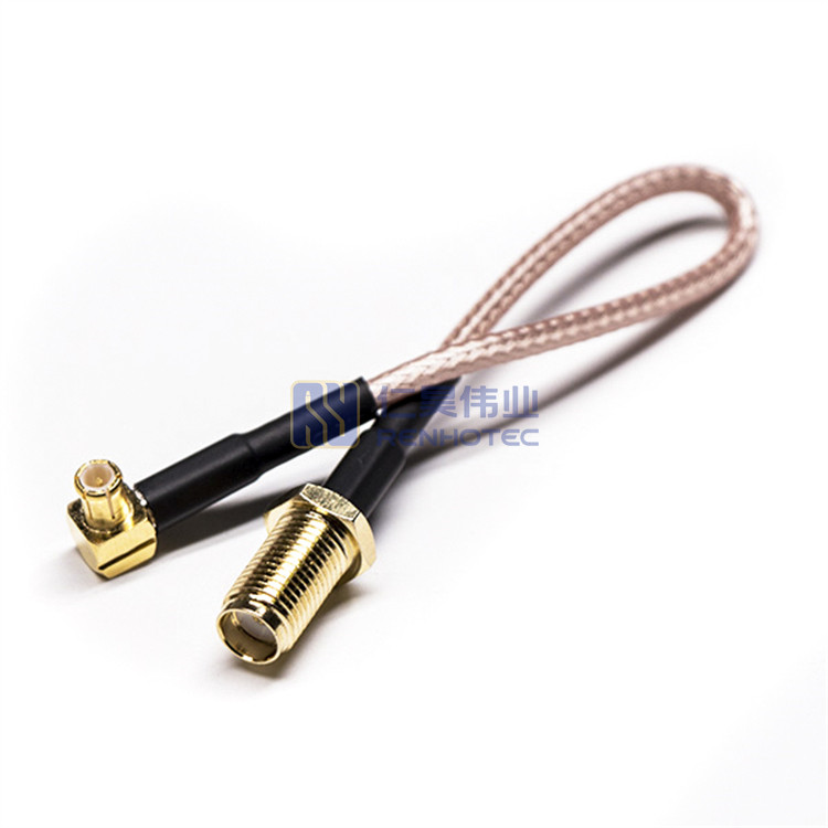 SMA Jack to Right Angle MCX Plug RF Pigtail Cable RG316 Cable 50ohm - Renhotec