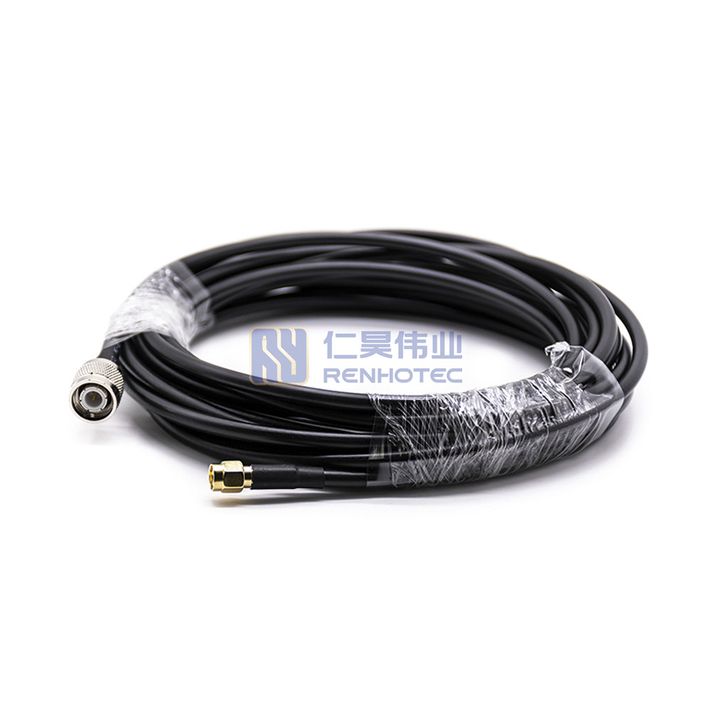 SMA Male to TNC Male RF Cable Assembly with 50 Ohm LMR195 Coax - Renhotec