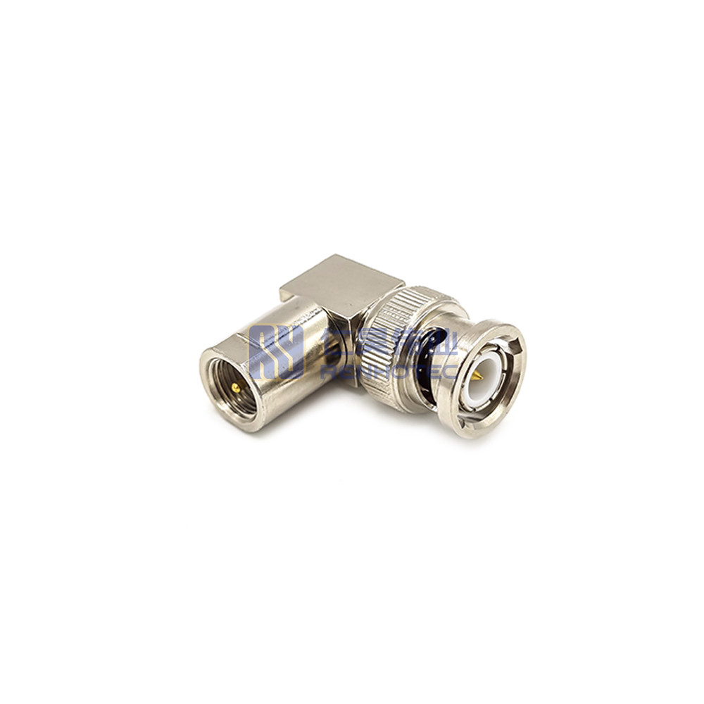 BNC Plug Male To FME Plug Male Adapter Right Angle - Renhotec