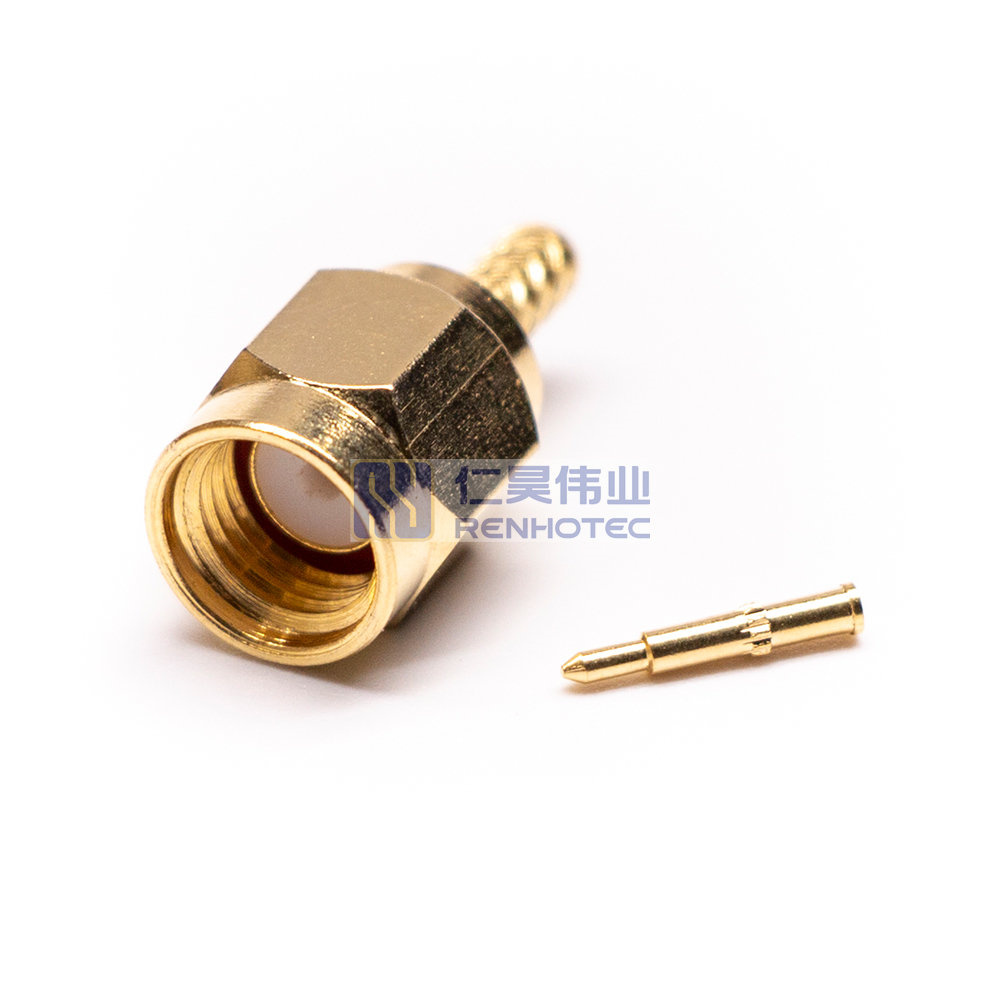 Coaxial Connector SMA Straight Jack Female Pin Panel Mount SMT 50 Ohm ...