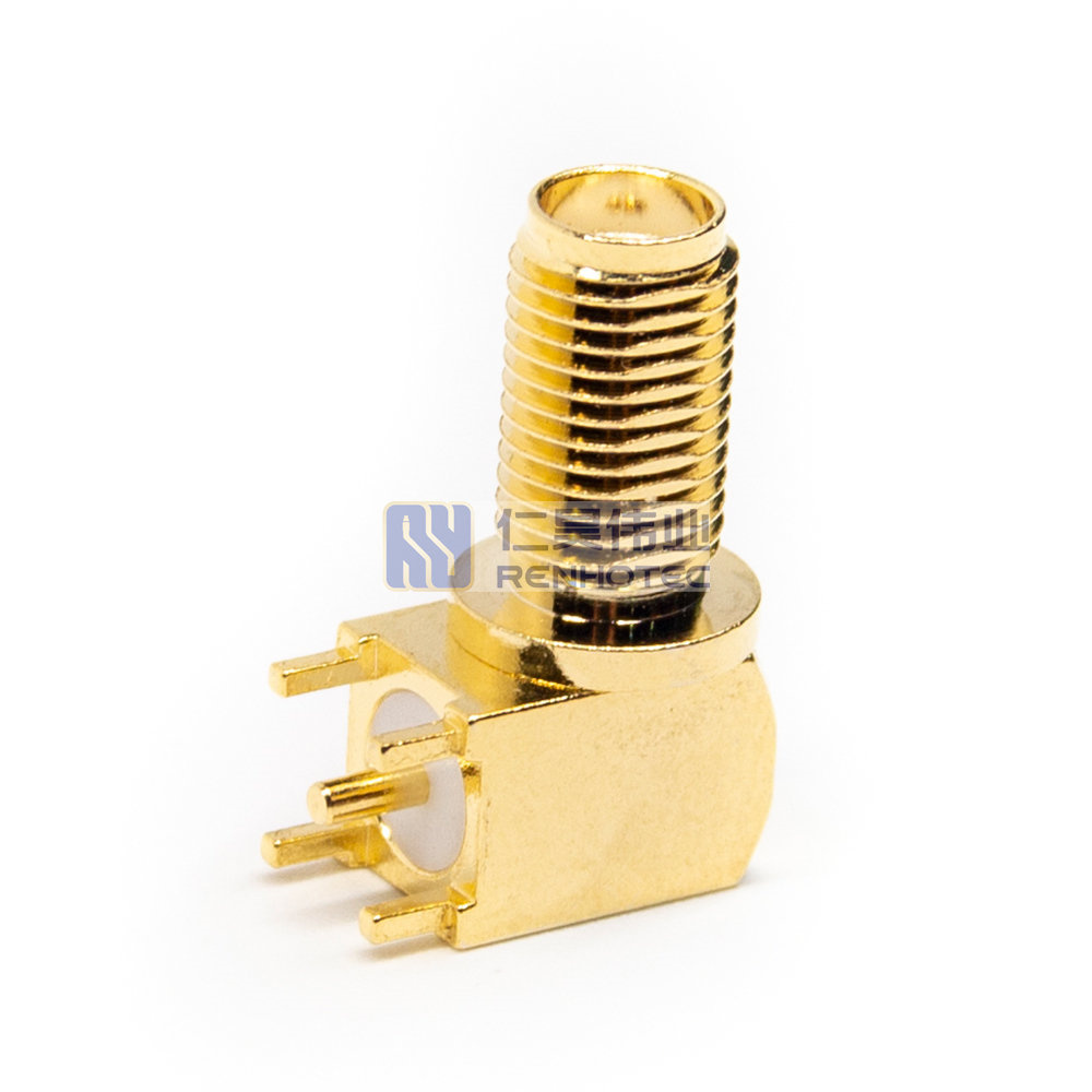 Coaxial Connector SMA Straight Jack Female Pin Panel Mount Bulkhead 50 ...
