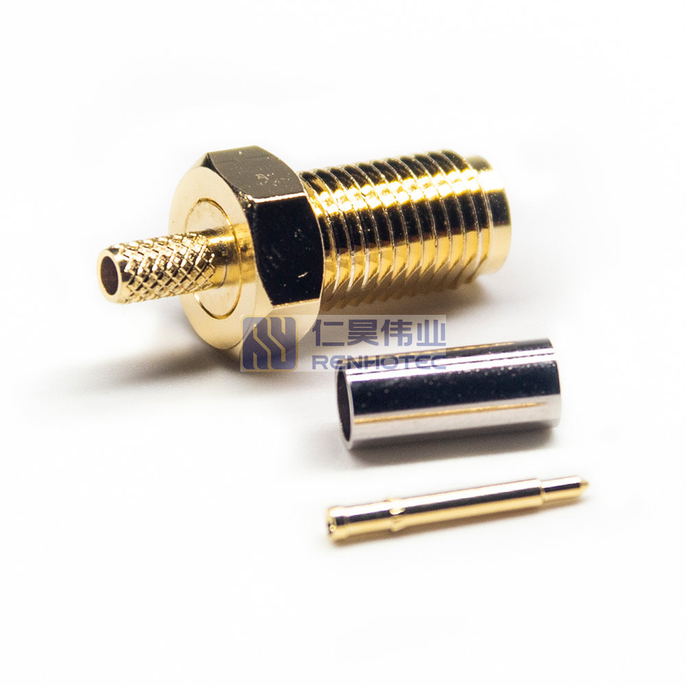 Coaxial Connector SMA Straight Male Female Pin Solder Cable type 50 Ohm ...