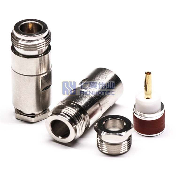 Straight N Type Jack Clamp Cable Type 50ohm - Renhotec