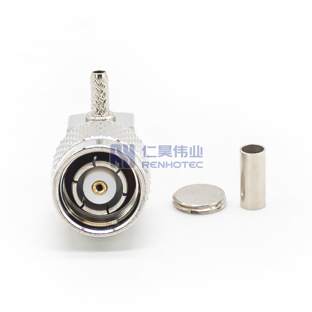 Right Angle TNC Male Female Pin Crimp Cable Type 50ohm RG316 - Renhotec