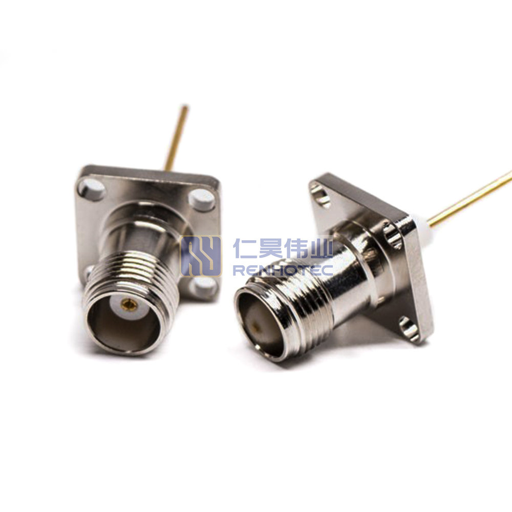 Straight TNC Solder Panel Mount 50ohm - Renhotec
