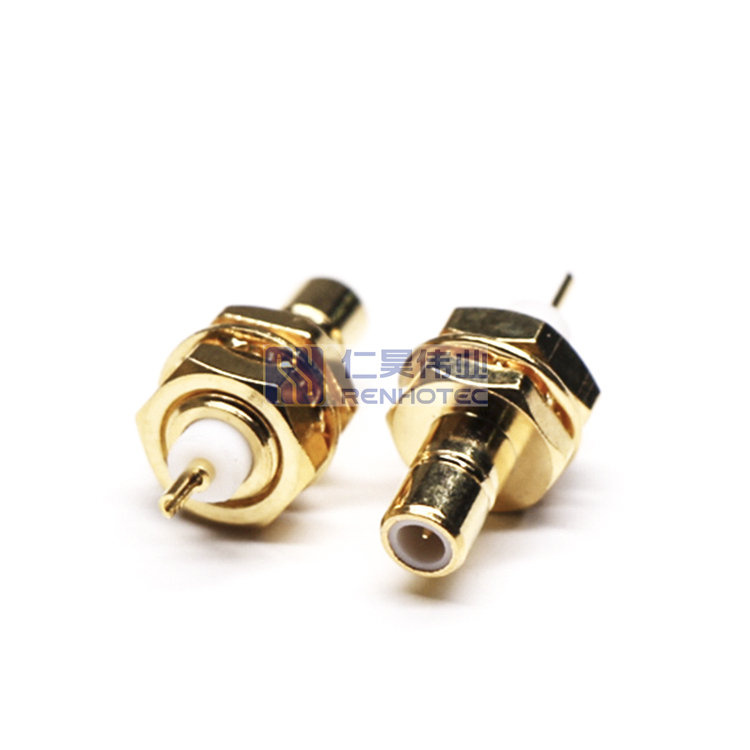 Coaxial ConnectorSMB Right Angle Jack Male Pin Crimp Cable Type 50 Ohm ...