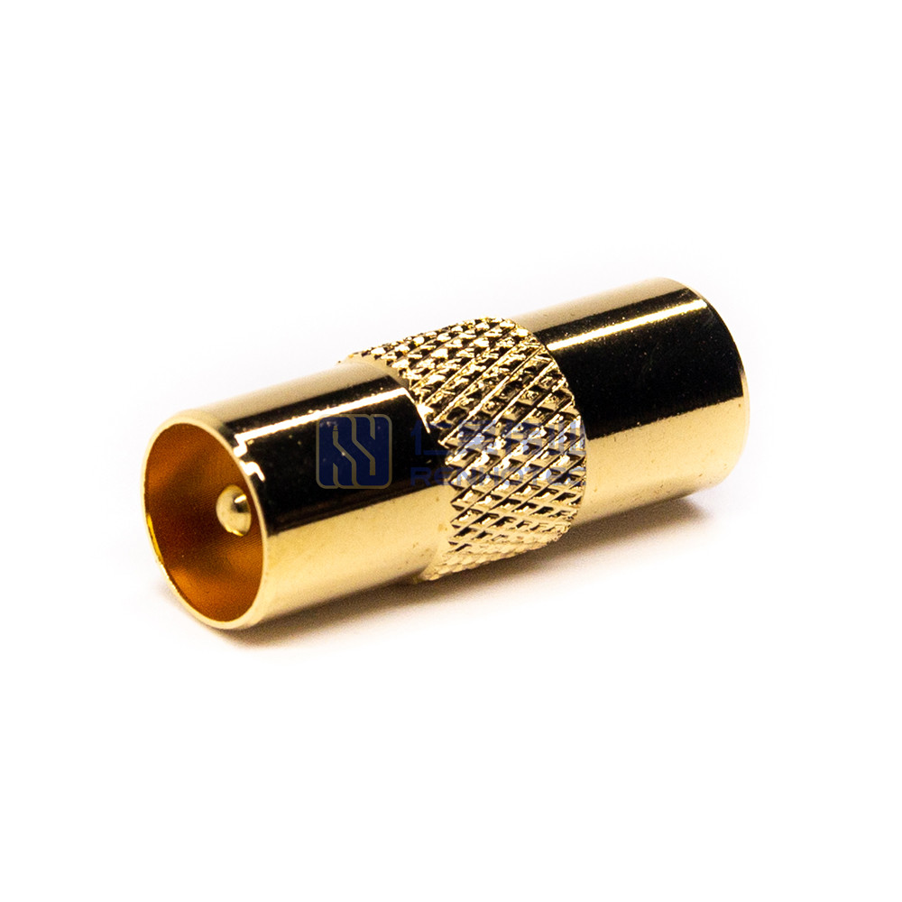 Straight PAL Male to PAL Male Adapter Connector Gold Plated - Renhotec